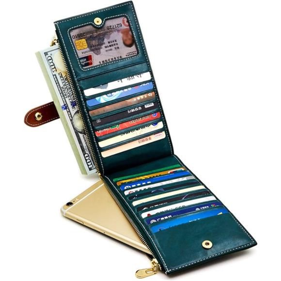 Accessories | Andoilt Womens Genuine Leather Wallet Rfid Blocking ...